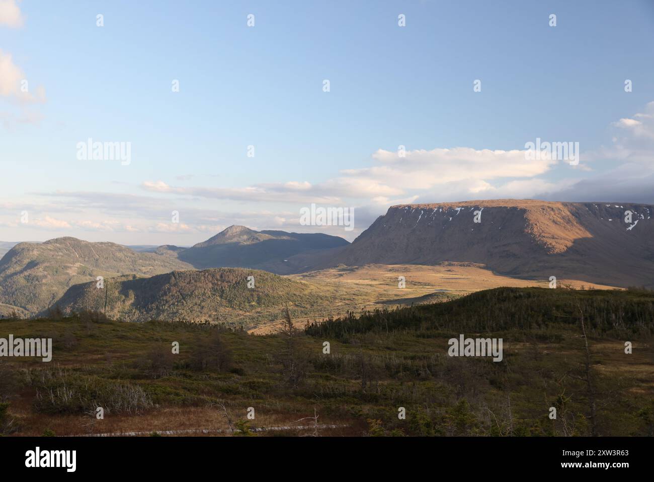Bonne Bay and Lookout Hills at Gros Morne National Park, Newfoundland ...