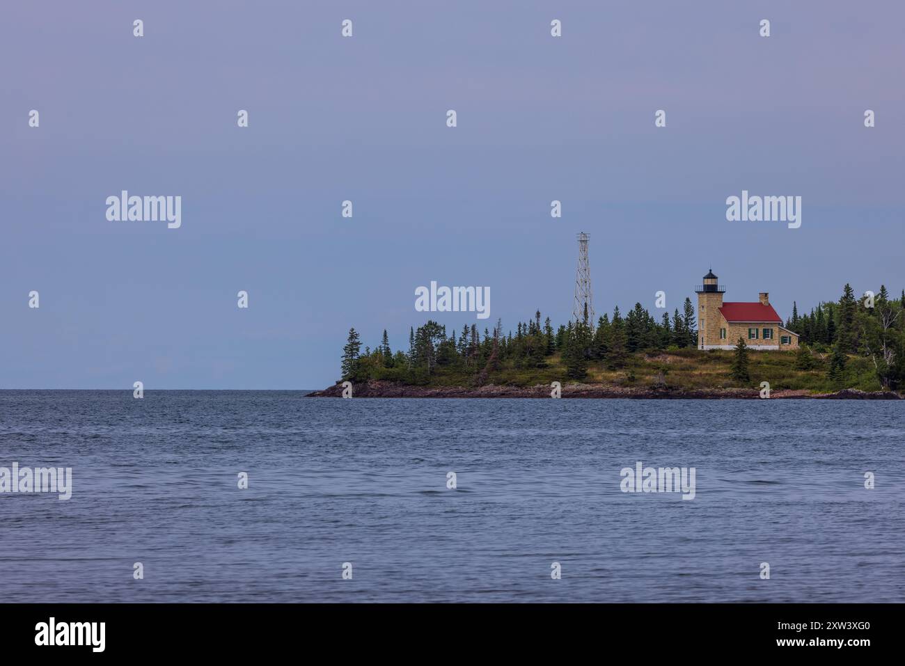 Copper Harbor Lighthouse Along Lake Superior Stock Photo - Alamy