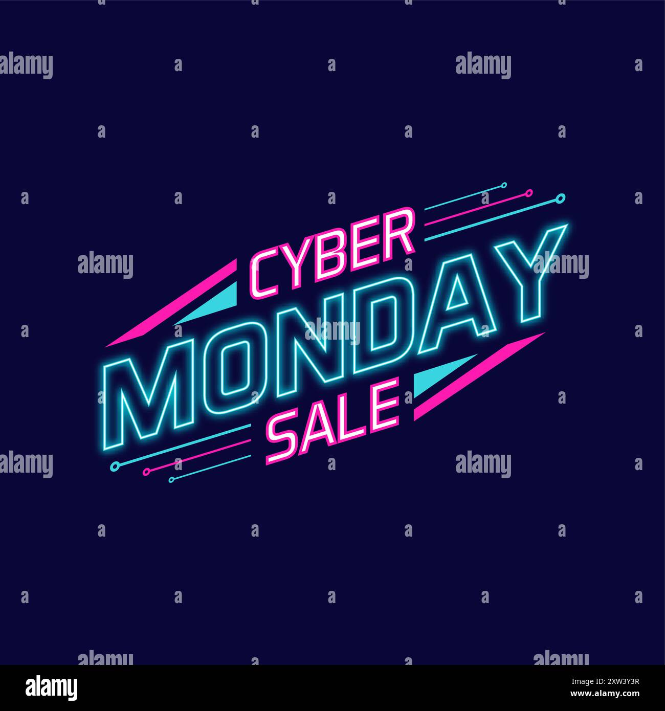Neon sale flash sale Stock Vector Images - Alamy