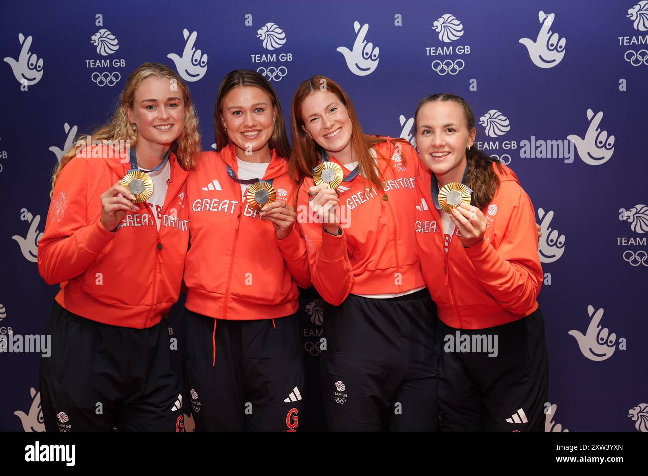 Hannah Scott, Lola Anderson, Georgie Brayshaw and Lauren Henry, with ...