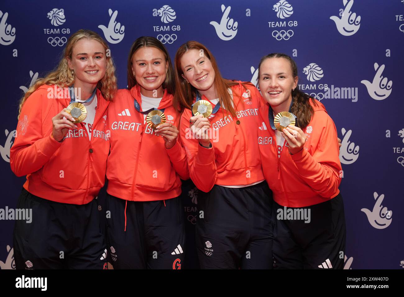 Hannah Scott, Lola Anderson, Georgie Brayshaw and Lauren Henry, with ...
