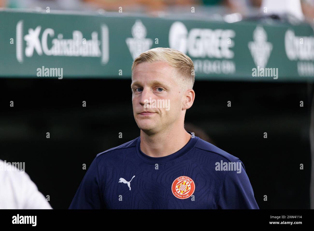 Donny van de Beek (Girona FC) seen during LaLiga EASPORTS game between teams of Real Betis ...