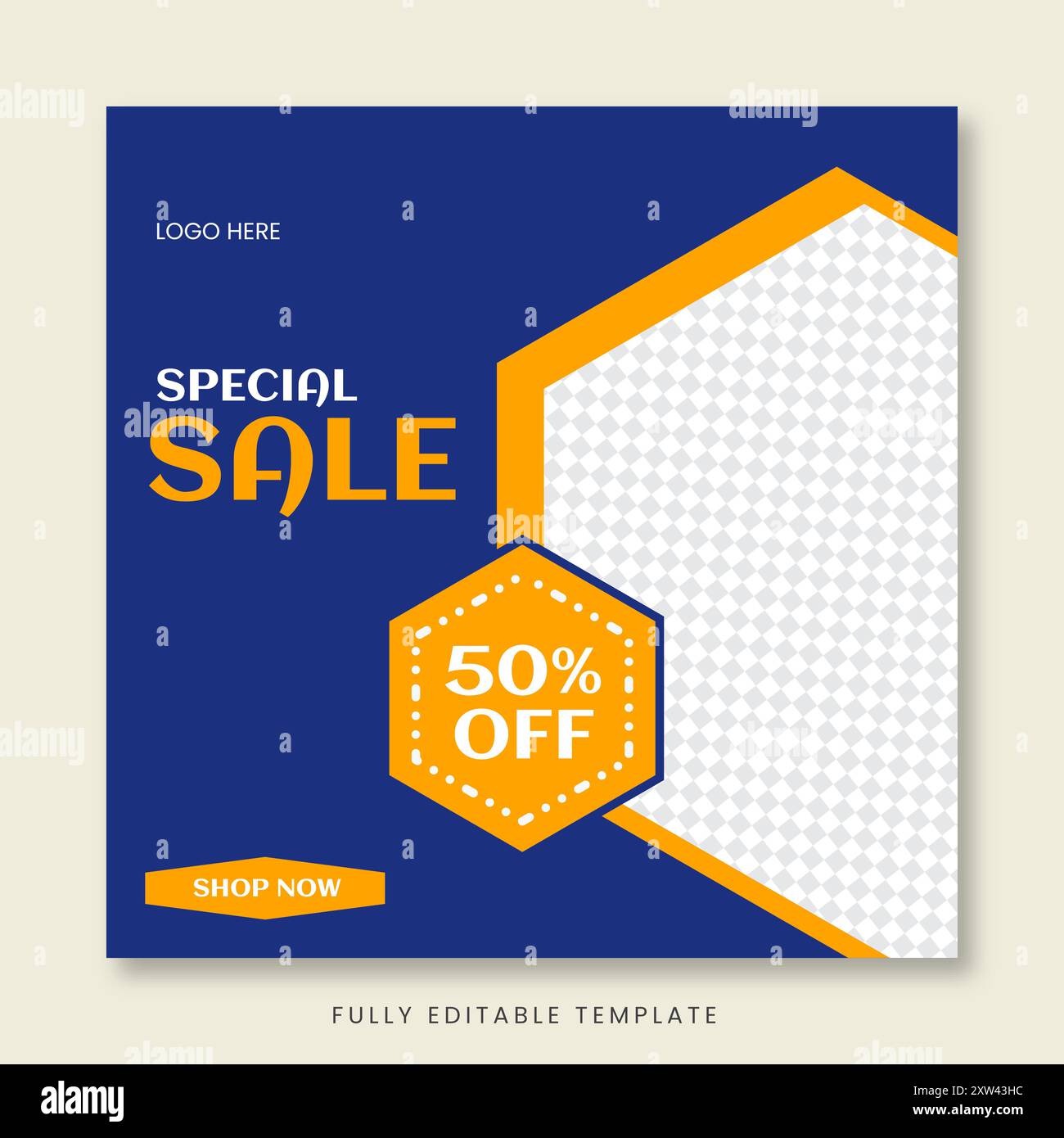 Eye catching social post template hi-res stock photography and images ...