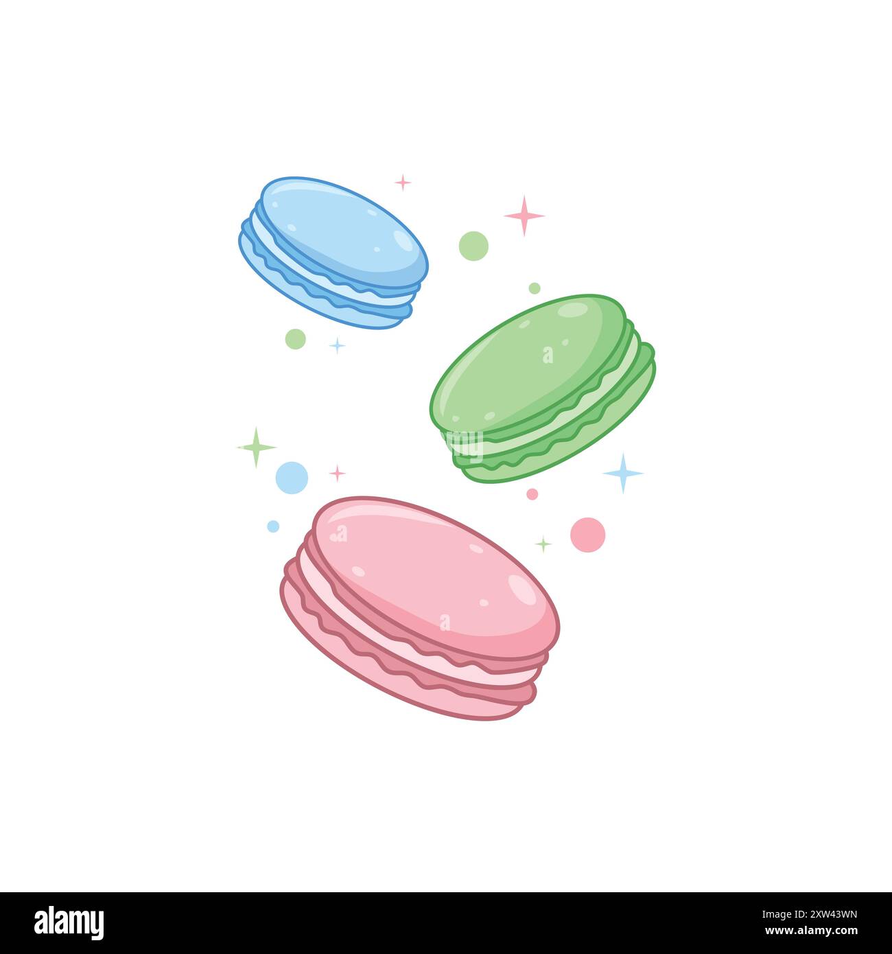 Food photography sweet bakery Stock Vector Images - Alamy