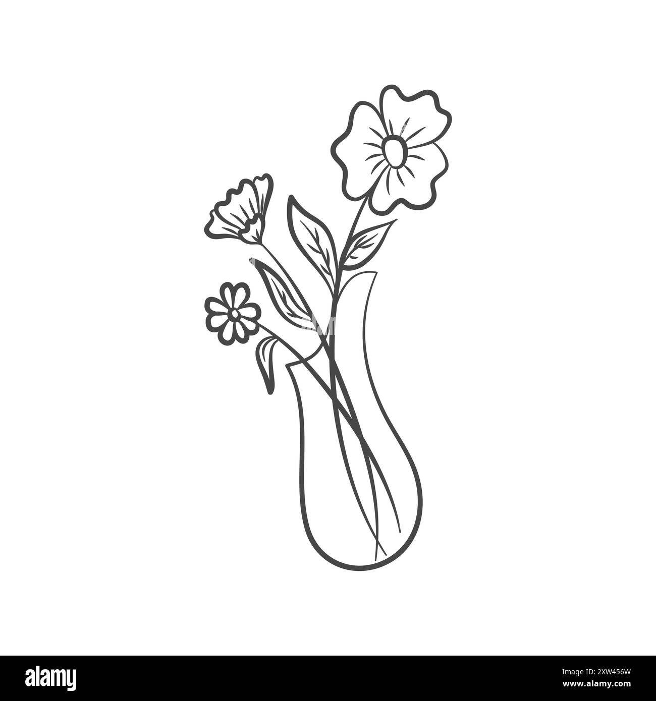 Calming line art Stock Vector Images - Alamy