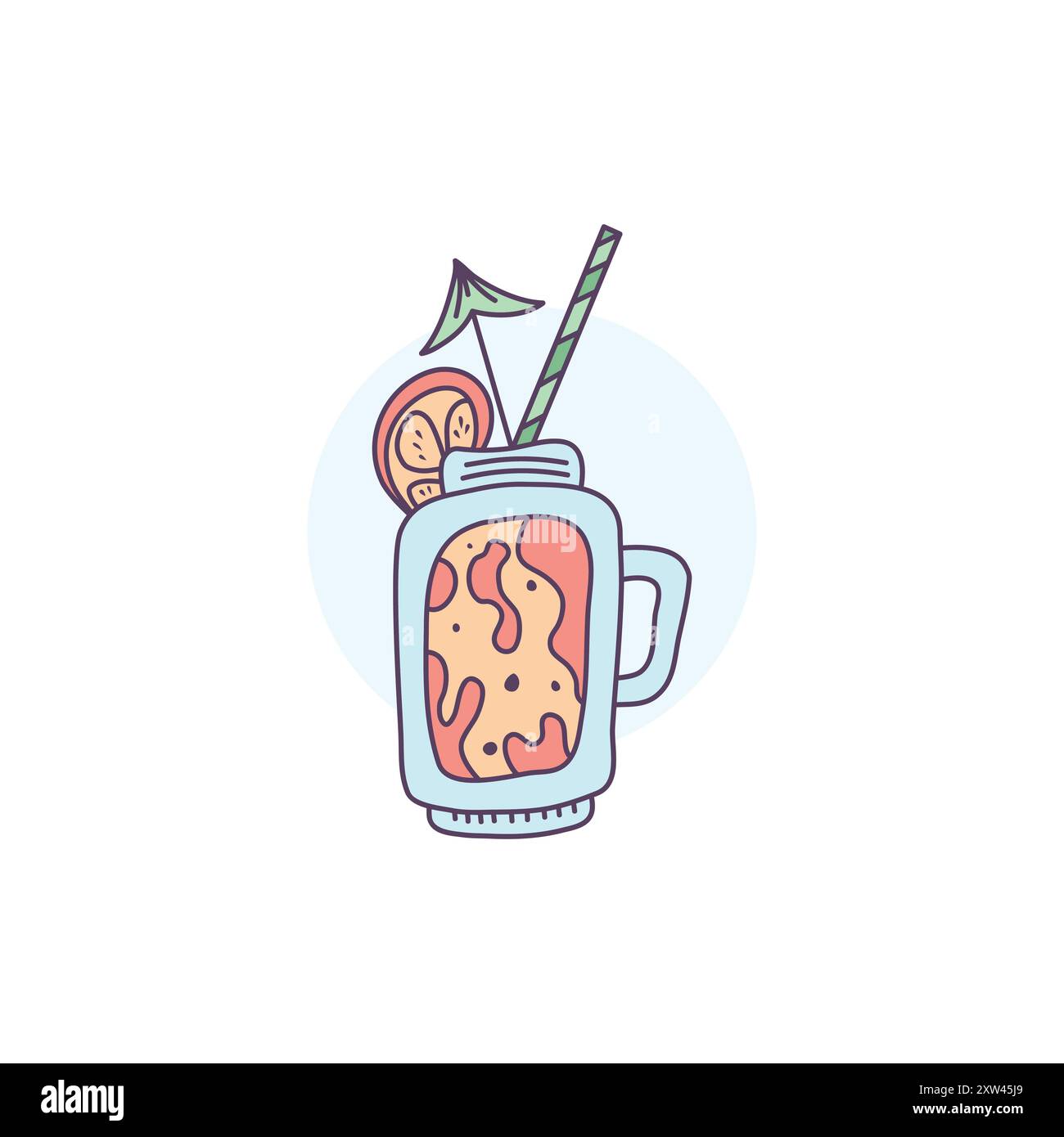 Smoothie Stock Vector Images - Alamy