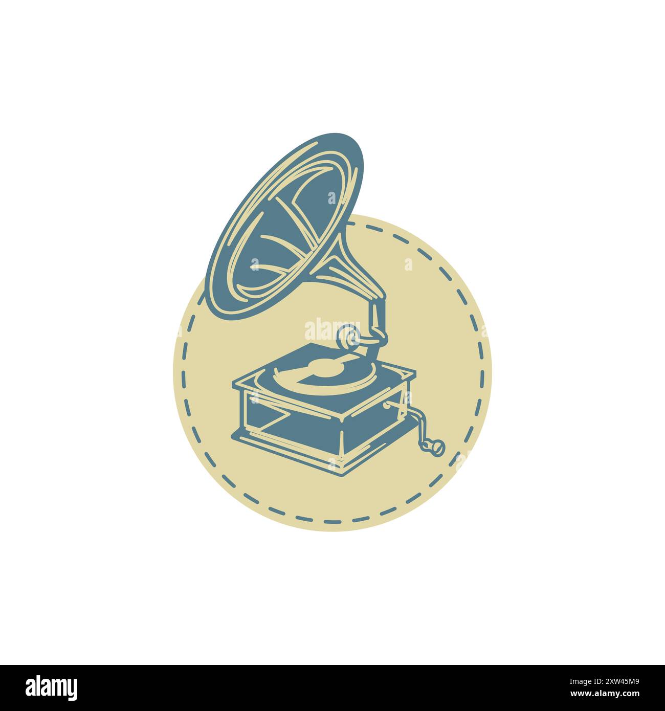 Vintage Gramophone Icon, Clipart Stock Vector Image & Art - Alamy