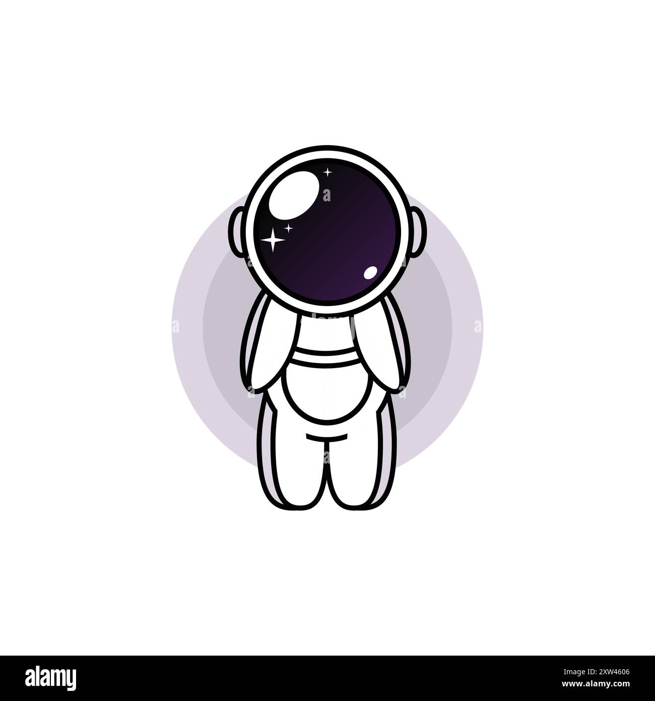 Cartoon Astronaut Vector Clipart Stock Vector Image & Art - Alamy