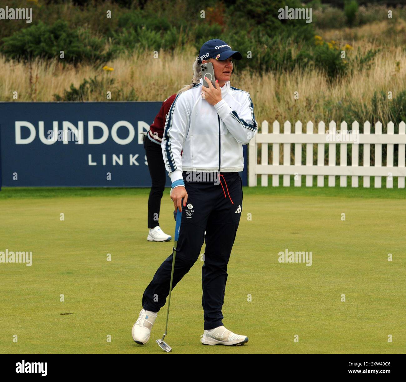 Charley Hull on the putting practice before round 3 Stock Photo - Alamy