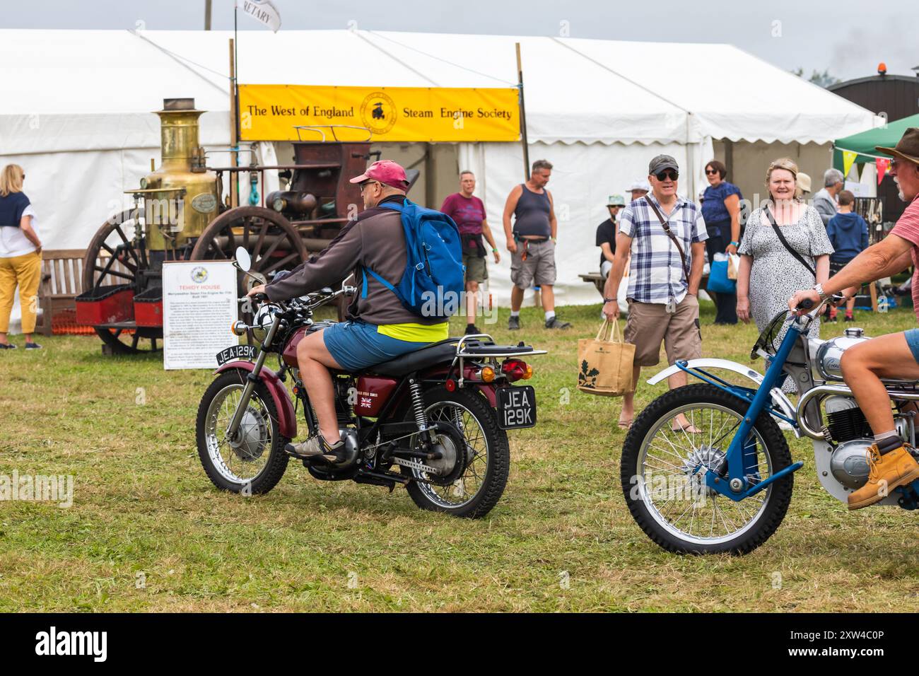 Stithians, Cornwall, UK. 17th Aug, 2024. Large crowds attend The West ...