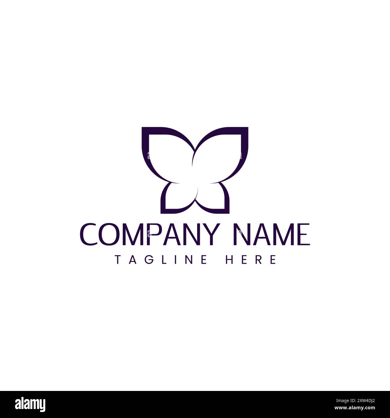Minimalist Butterfly Logo Design - Elegant and Simple Nature-Inspired ...