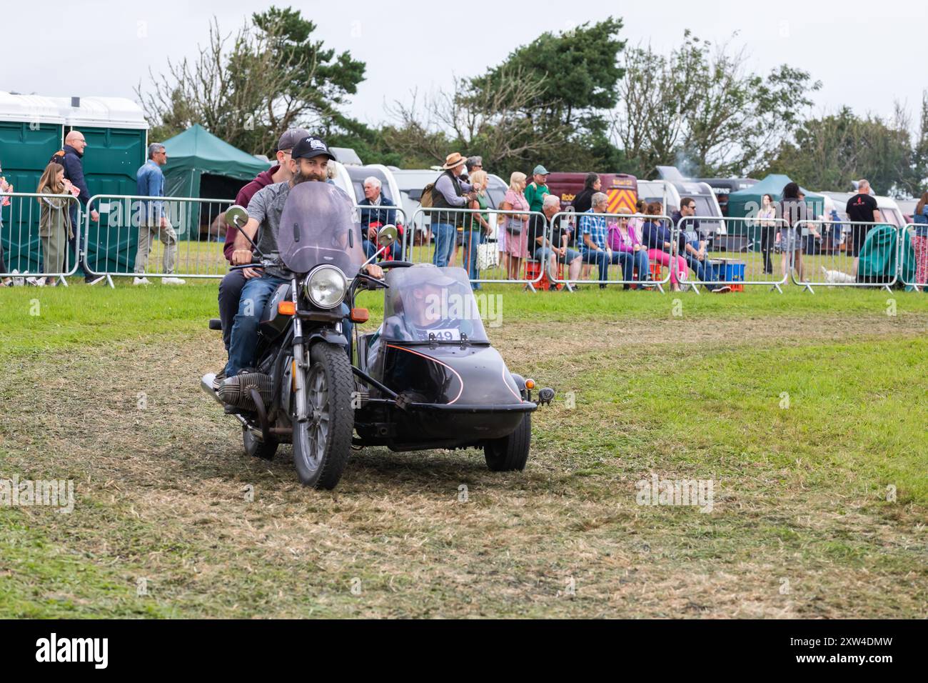Stithians,Cornwall,UK,17th Aug, 2024.Large crowds attend The West of ...
