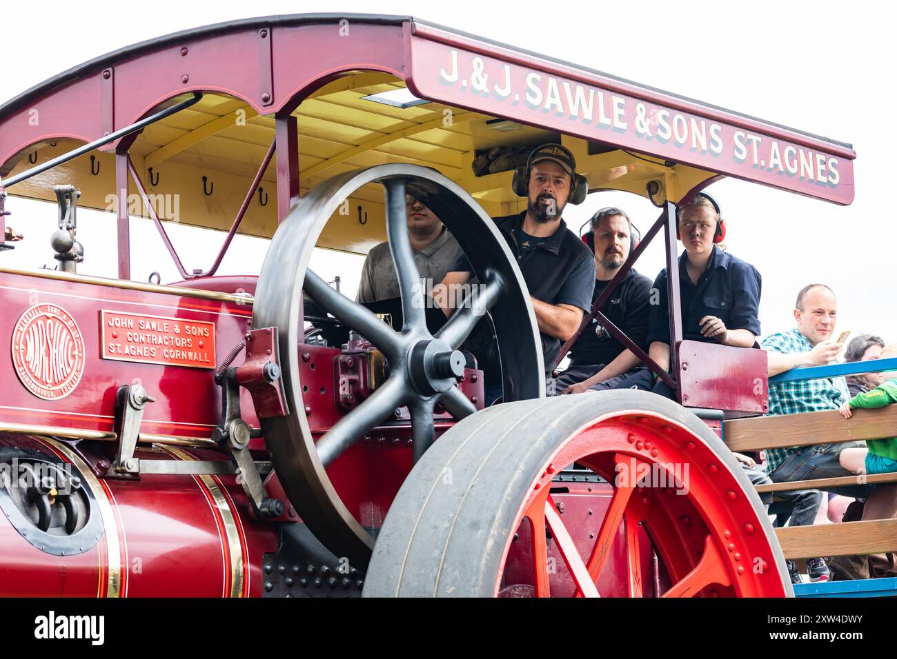 Stithians,Cornwall,UK,17th Aug, 2024.Large crowds attend The West of ...