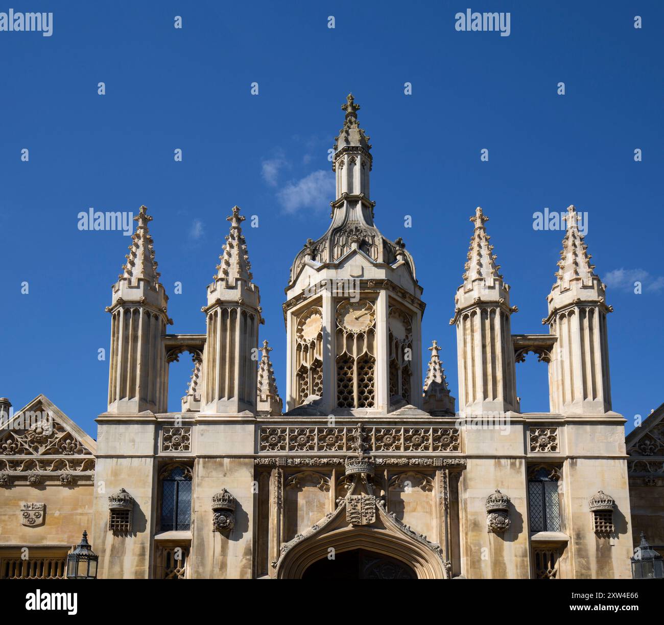 Entrance King's College King's Parade Cambridge Stock Photo - Alamy