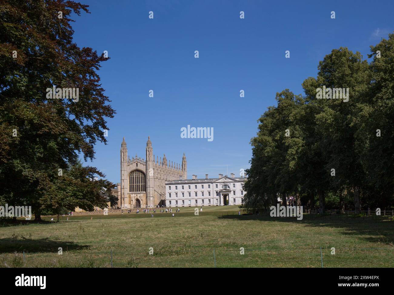 King's College Chapel and Gibb's Building Cambridge Stock Photo - Alamy