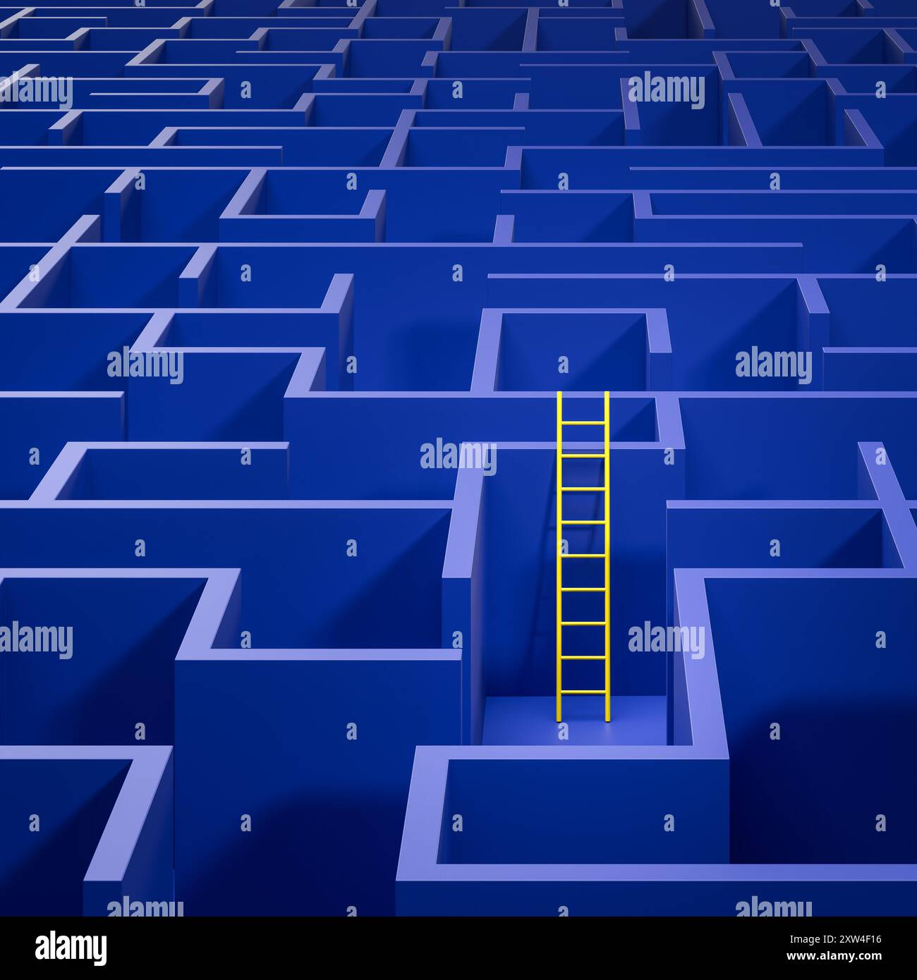 Maze with ladder hi-res stock photography and images - Alamy