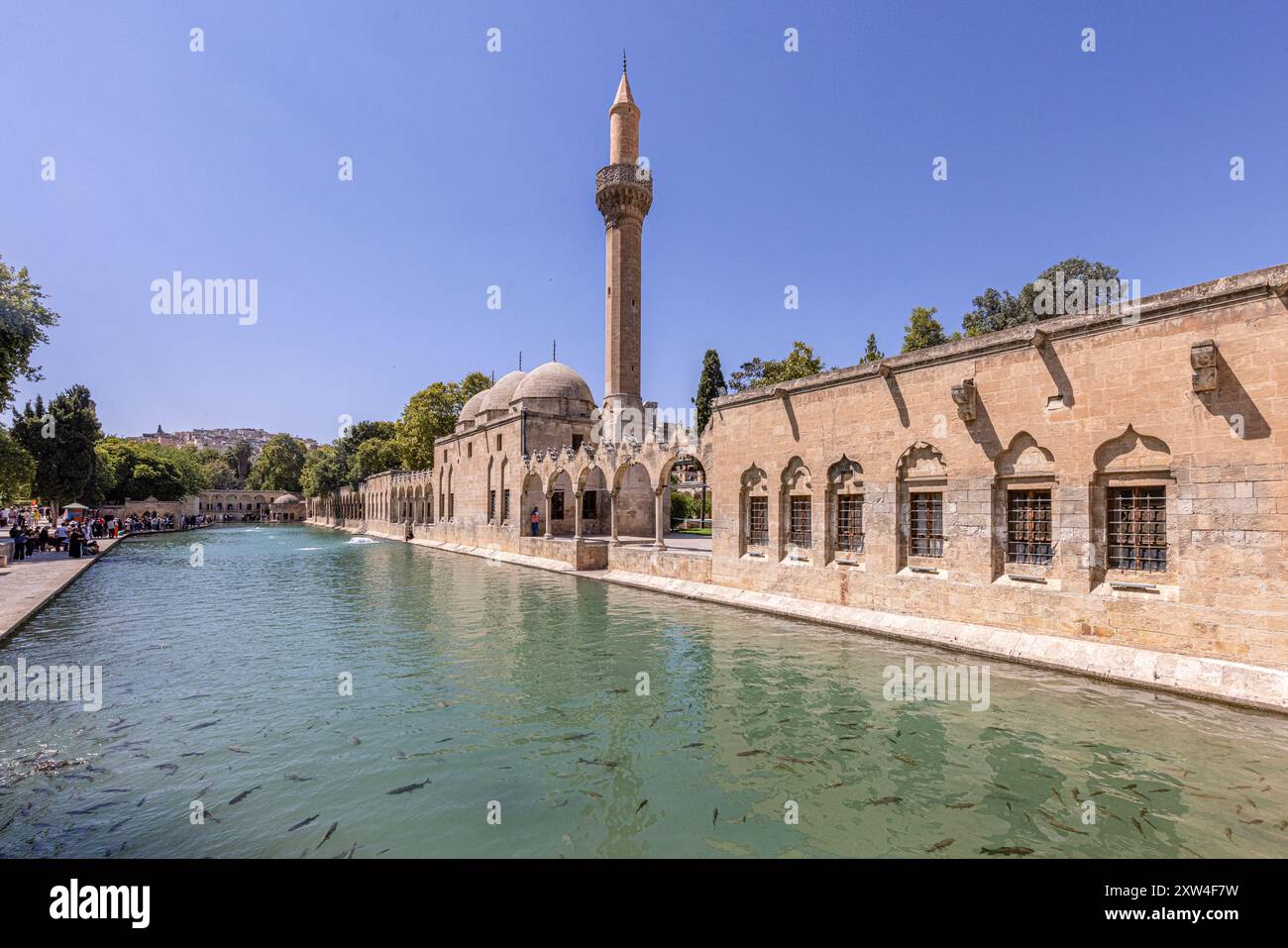 Sanliurfa, Turkey August 4, 2024; Balikligol (The Fish Lake in English ...