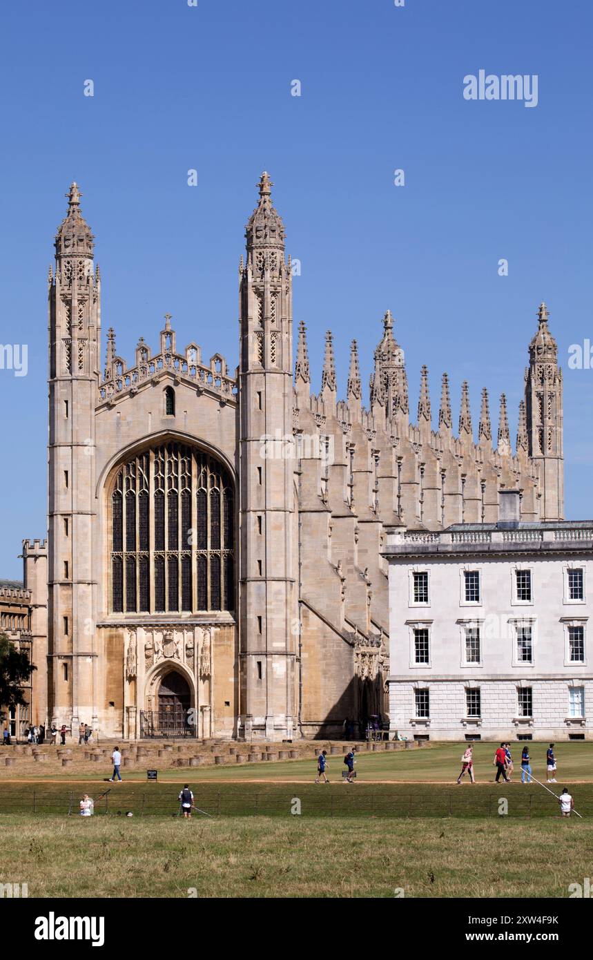 King's College Chapel and Gibb's Building Cambridge Stock Photo - Alamy