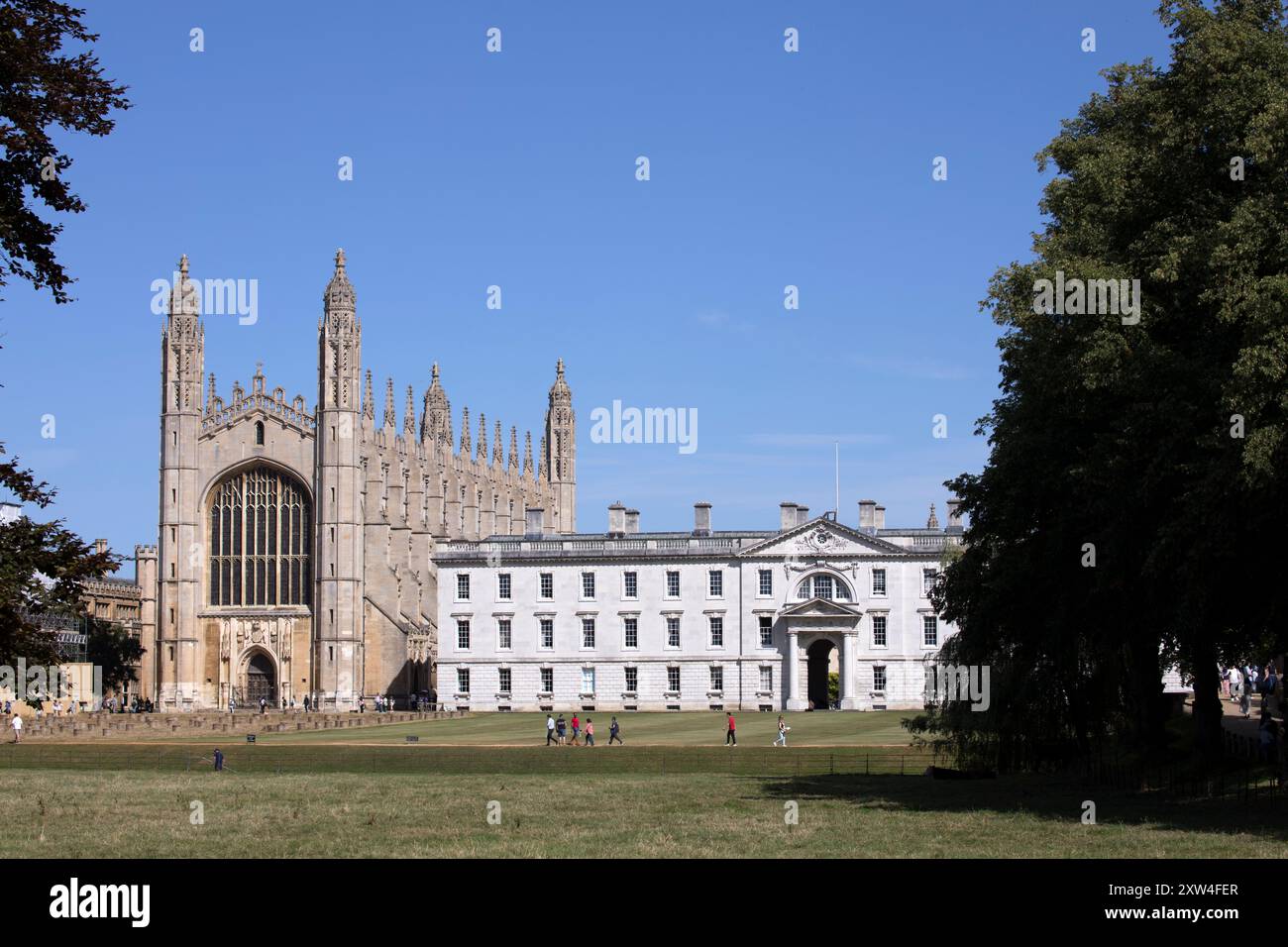 King's College Chapel and Gibb's Building Cambridge Stock Photo - Alamy