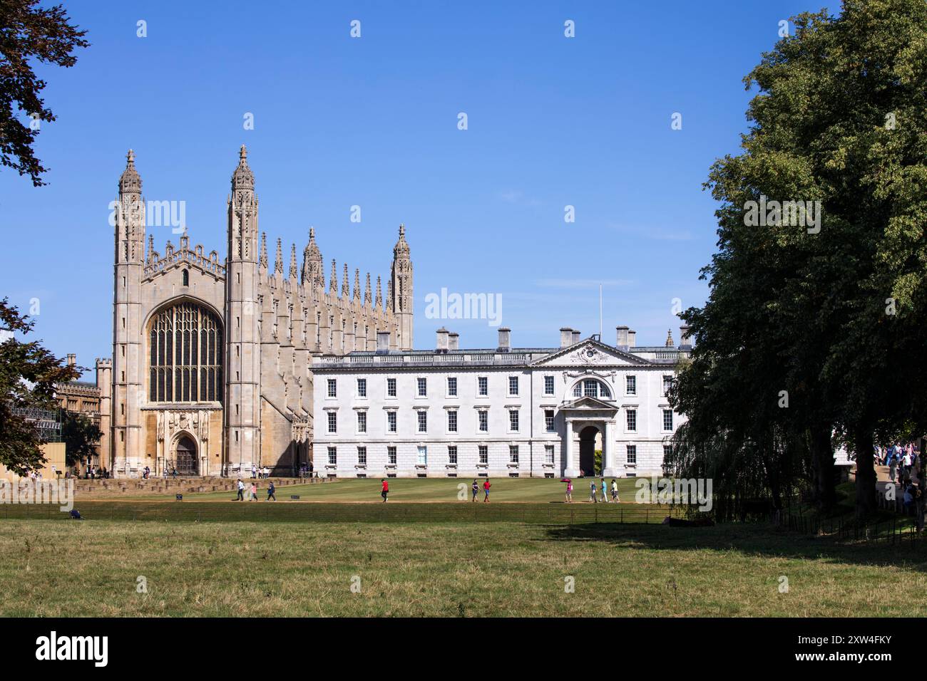 King's College Chapel and Gibb's Building Cambridge Stock Photo - Alamy