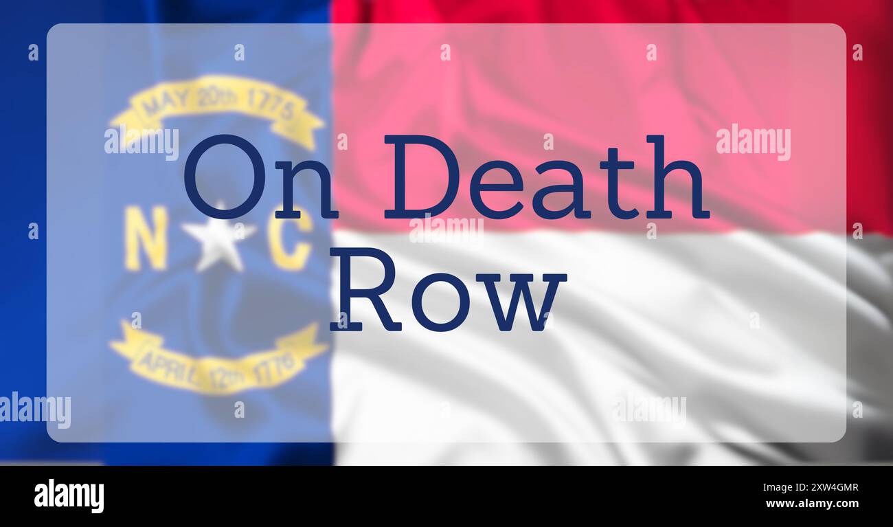 The Flag of The State of North Carolina, overlaid with text reading On ...