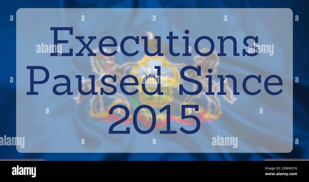 The Flag of The State of Pennsylvania, overlaid with text reading ...