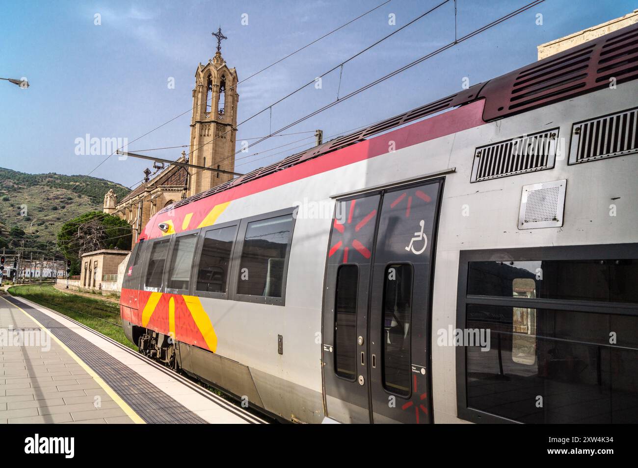 SNCF TER regional Bombardier AGC Z 27500 class dual-voltage electric multiple unit train at ...