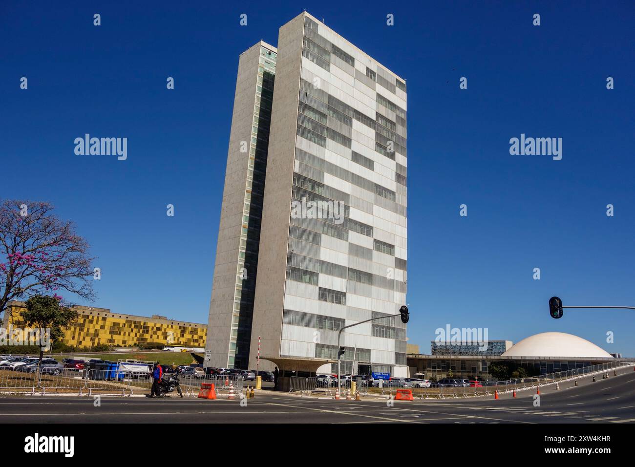 Brasilia, Brazil - Jul 22 2024: buildings of the National Congress ...