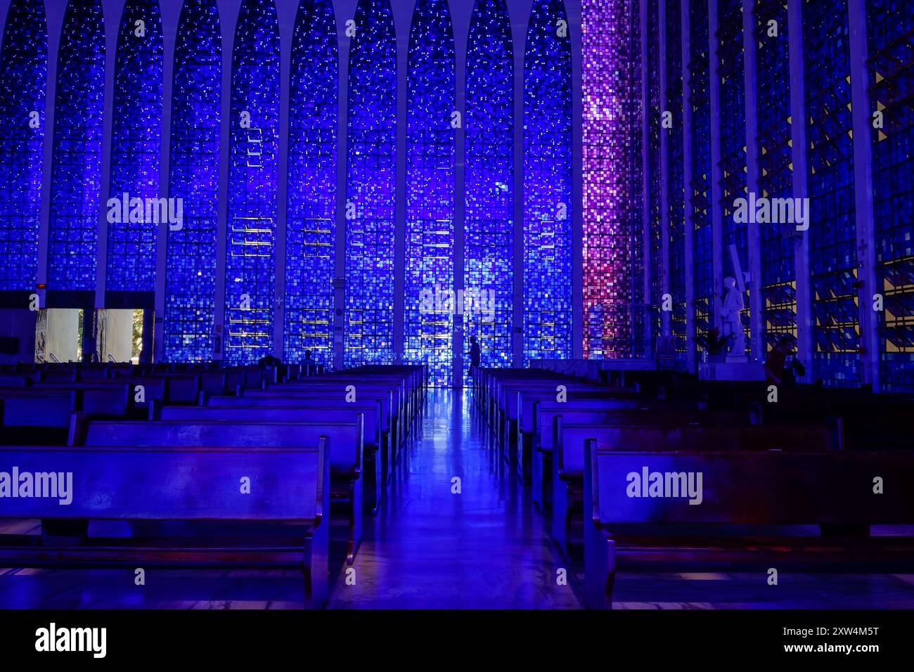 Brasilia, Brazil - Jul 22 2024: Santuario Sao Joao Bosco, or Sanctuary ...