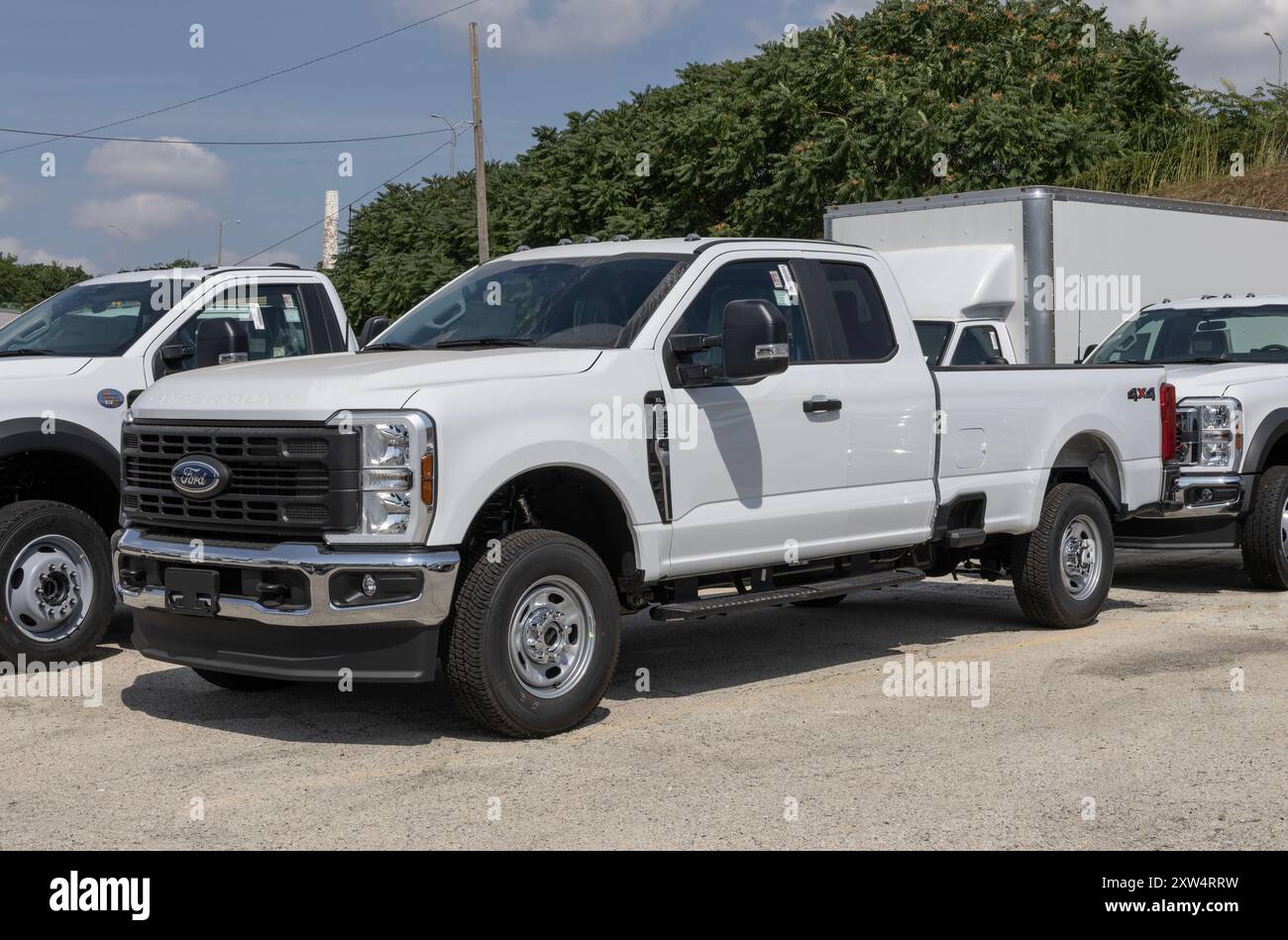 Milwaukee - August 14, 2024: Ford F-250 SRW Styleside Pickup Truck ...