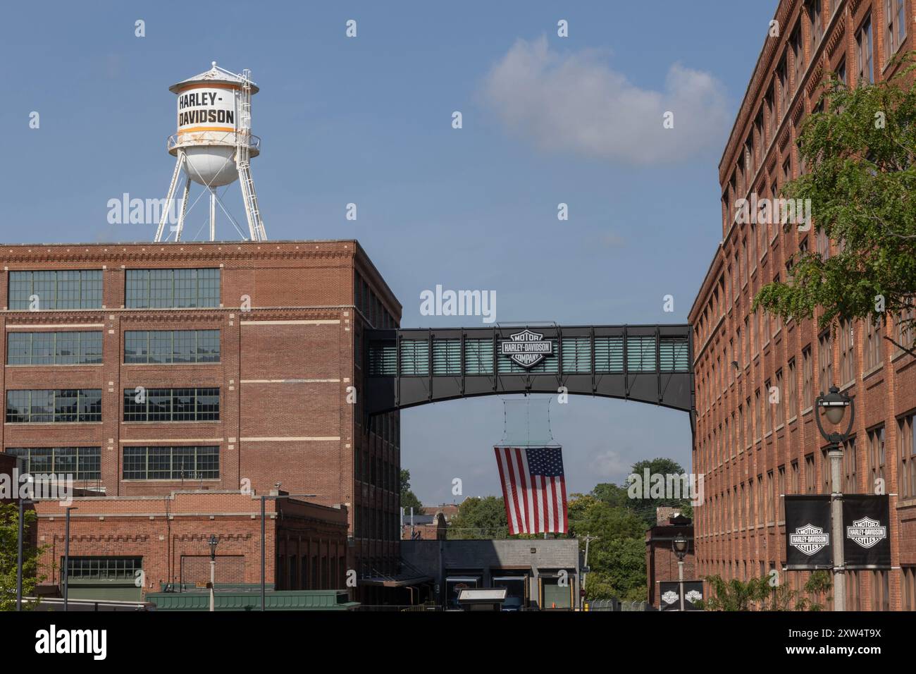 Milwaukee - August 14, 2024: Harley Davidson headquarters at 3700 ...