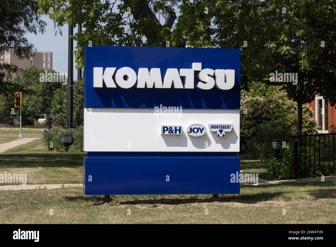 Milwaukee - August 14, 2024: Komatsu Mining factory. Former Joy Global ...