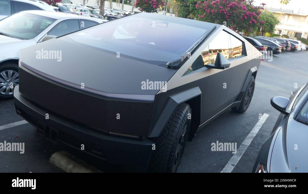 Los Angeles, California, USA 11th August 2024 Tesla Cyber Truck on ...