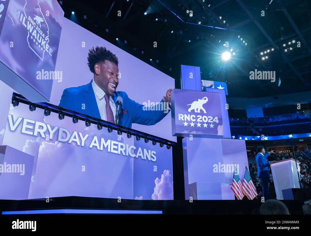 MILWAUKEE, Wis. – July 18, 2024: The Rev. Lorenzo Sewell of Detroit's ...