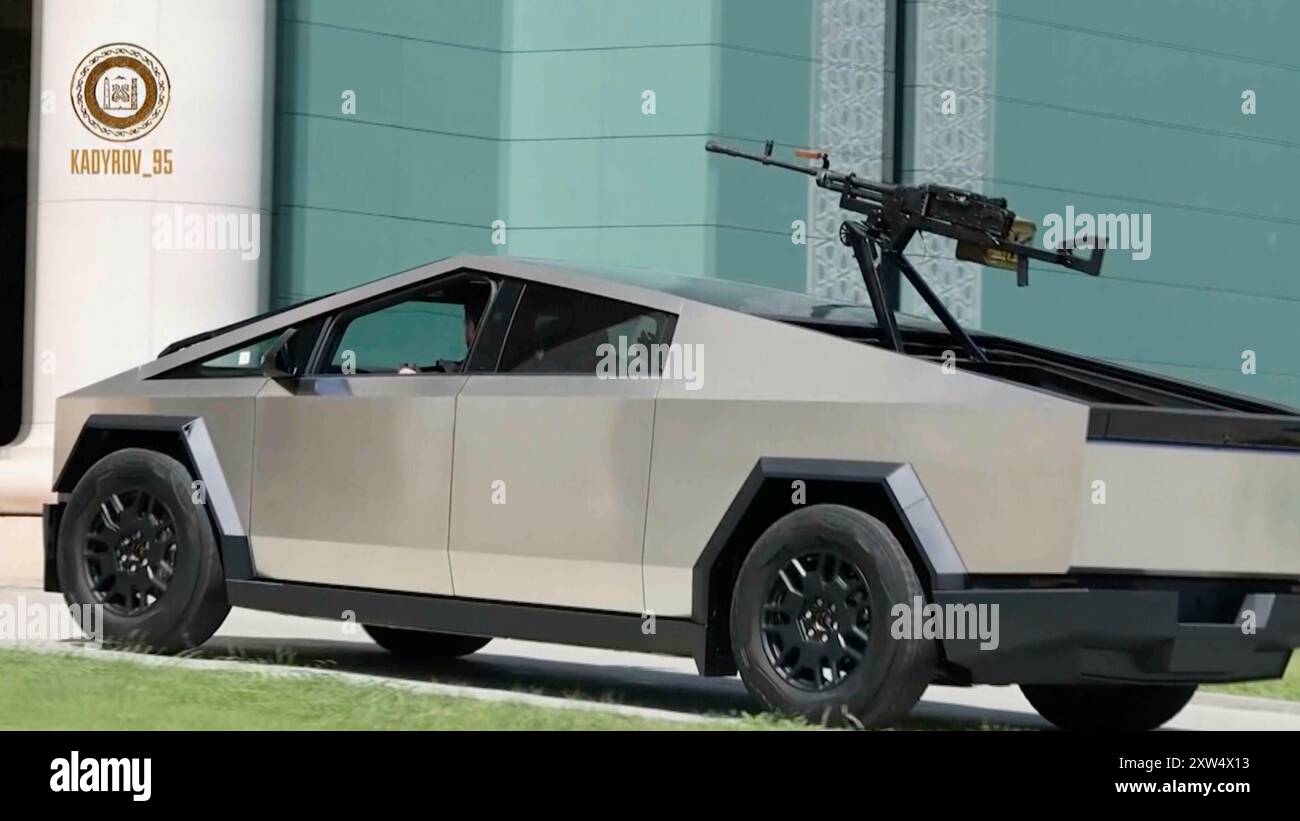 In this image from video posted by Chechen leader Ramzan Kadyrov's ...