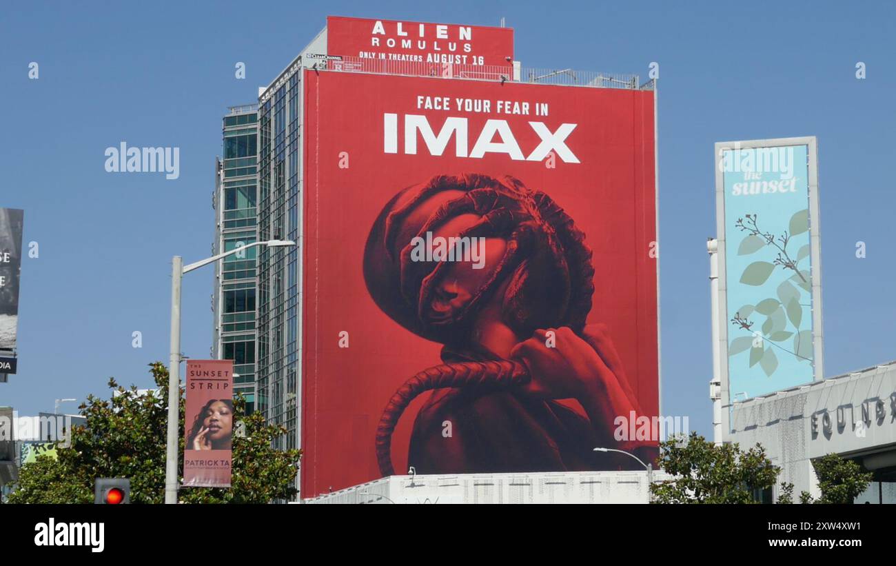 Los Angeles, California, USA 11th August 2024 Alien Romulus Billboard ...