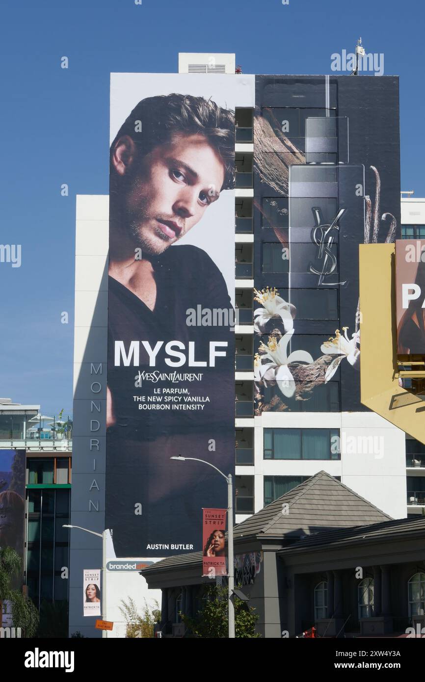 Los Angeles, California, USA 11th August 2024 Austin Butler YSL Parfum ...
