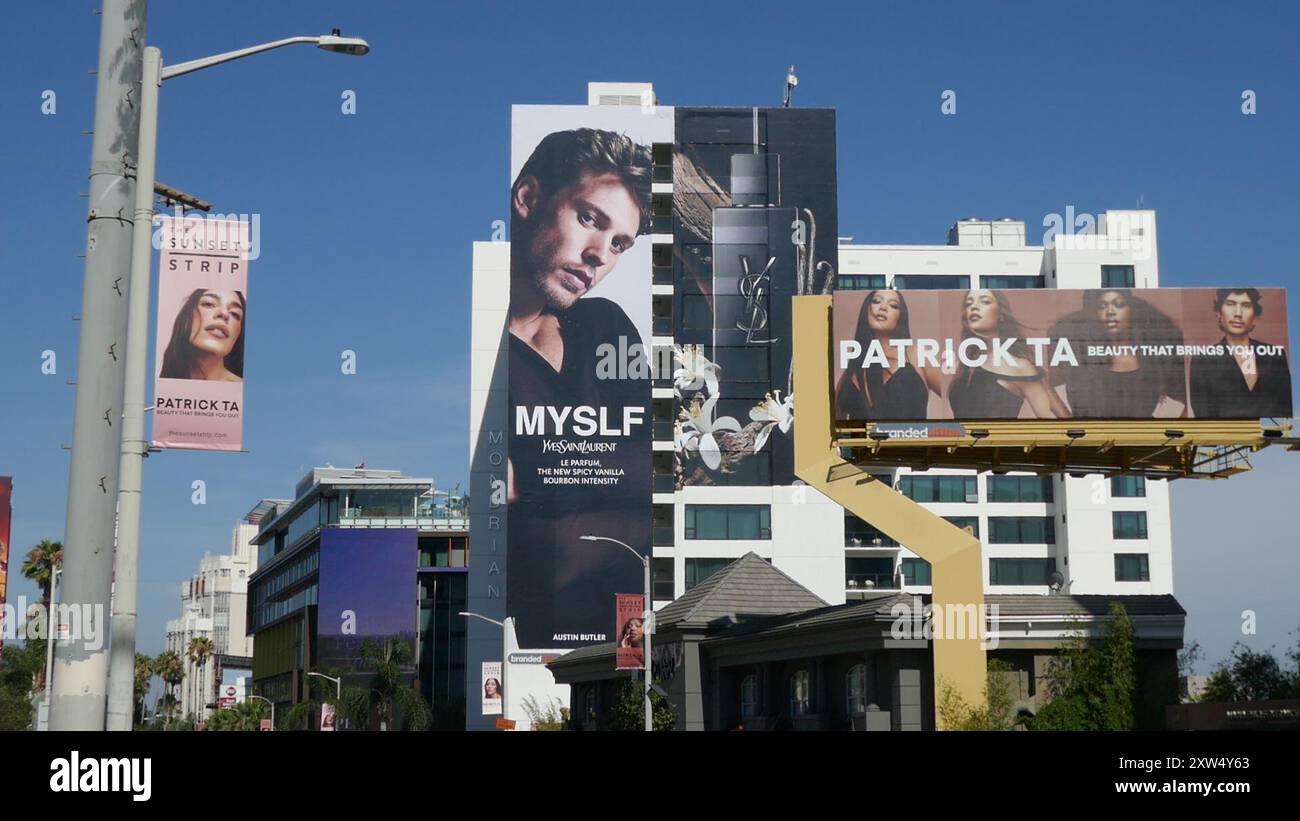 Los Angeles, California, USA 11th August 2024 Austin Butler YSL Parfum ...
