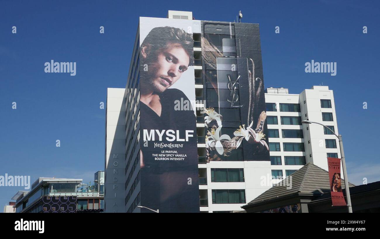 Los Angeles, California, USA 11th August 2024 Austin Butler YSL Parfum ...