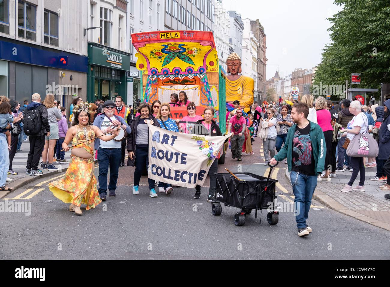 Annual Belfast Mela Carnival Parade - colourful sights and sounds on ...