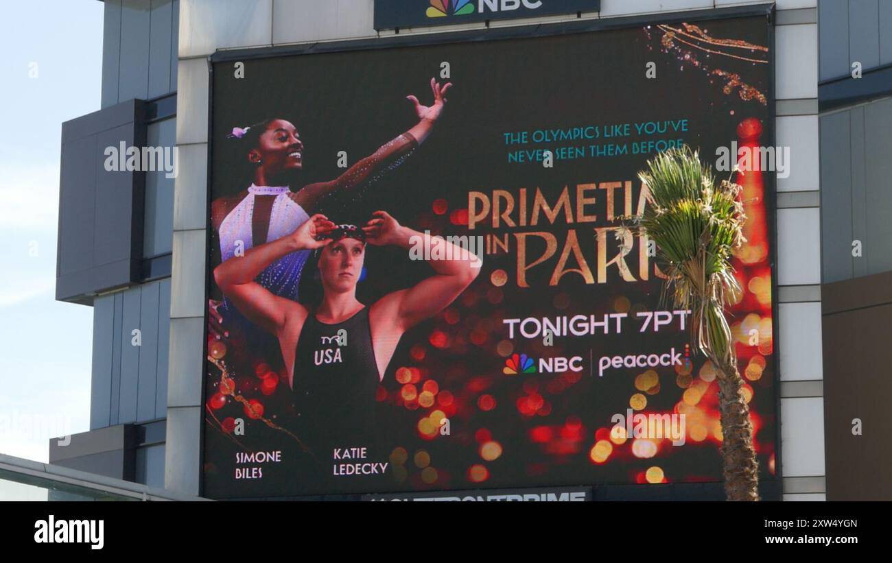Los Angeles, California, USA 11th August 2024 Simon Biles, Katey ...