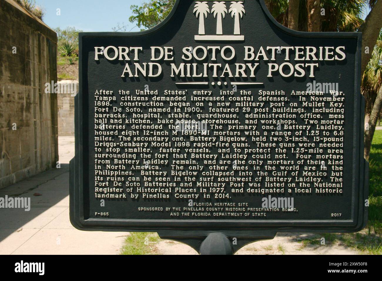 Editorial use only Historical Fort Desoto , Florida, USA, August 10 ...