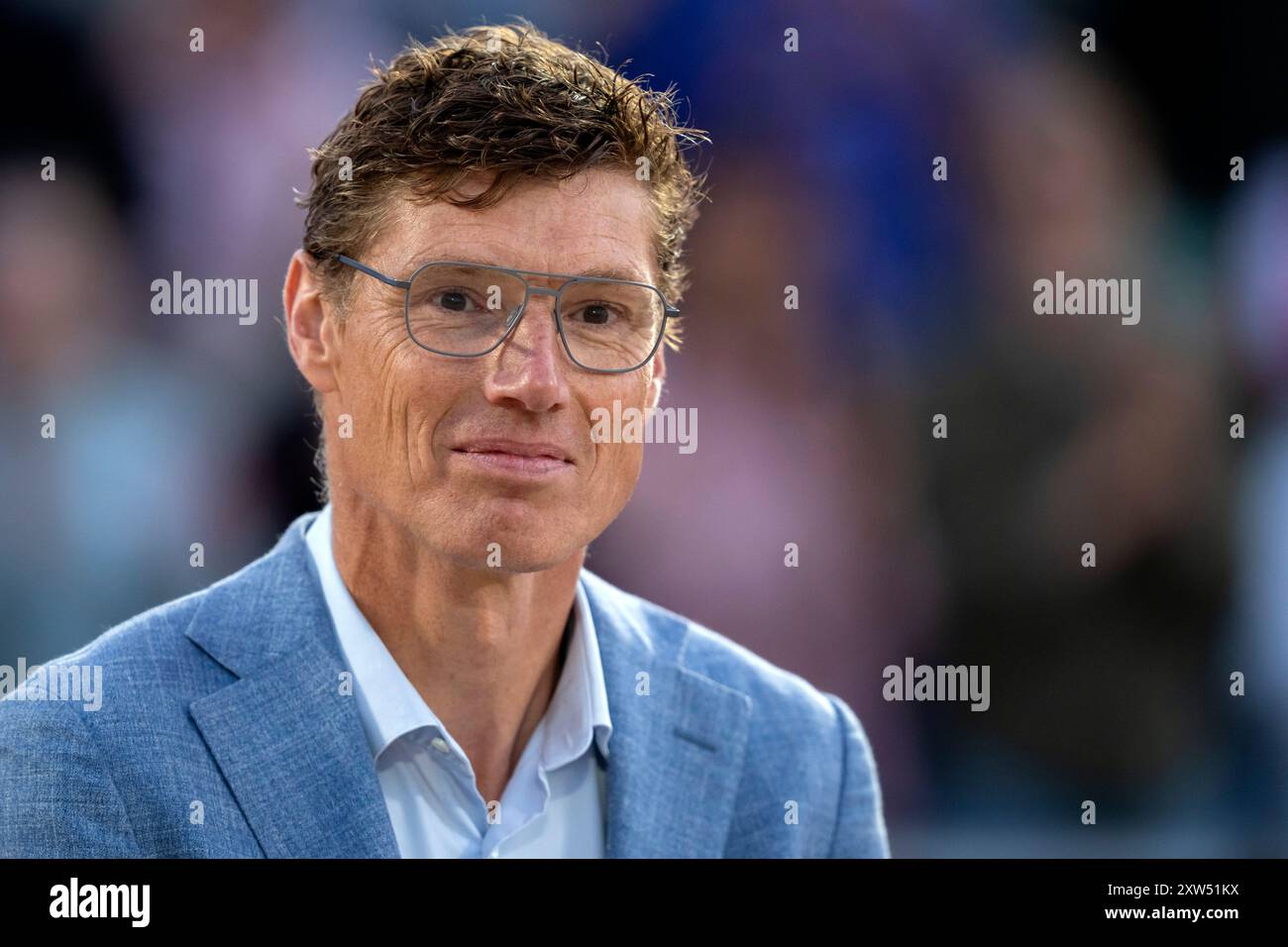 THE HAGUE - Former volleyball player Bas van de Goor during the final (w) of the 2024 European ...