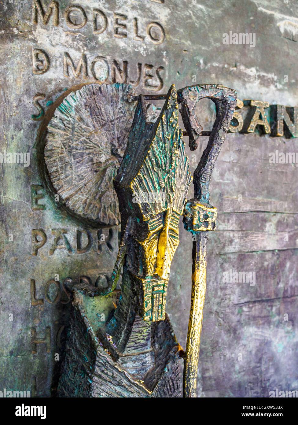 The San Froilan Door on the south facade of the Basilica of the Virgen ...
