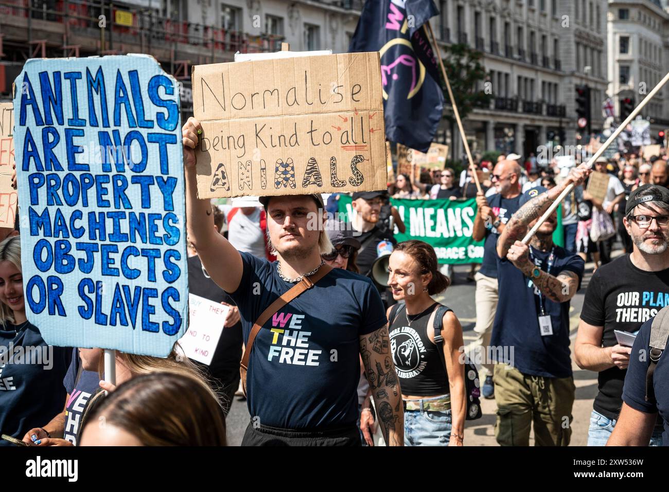 Peta animal rights protestors hi-res stock photography and images - Alamy