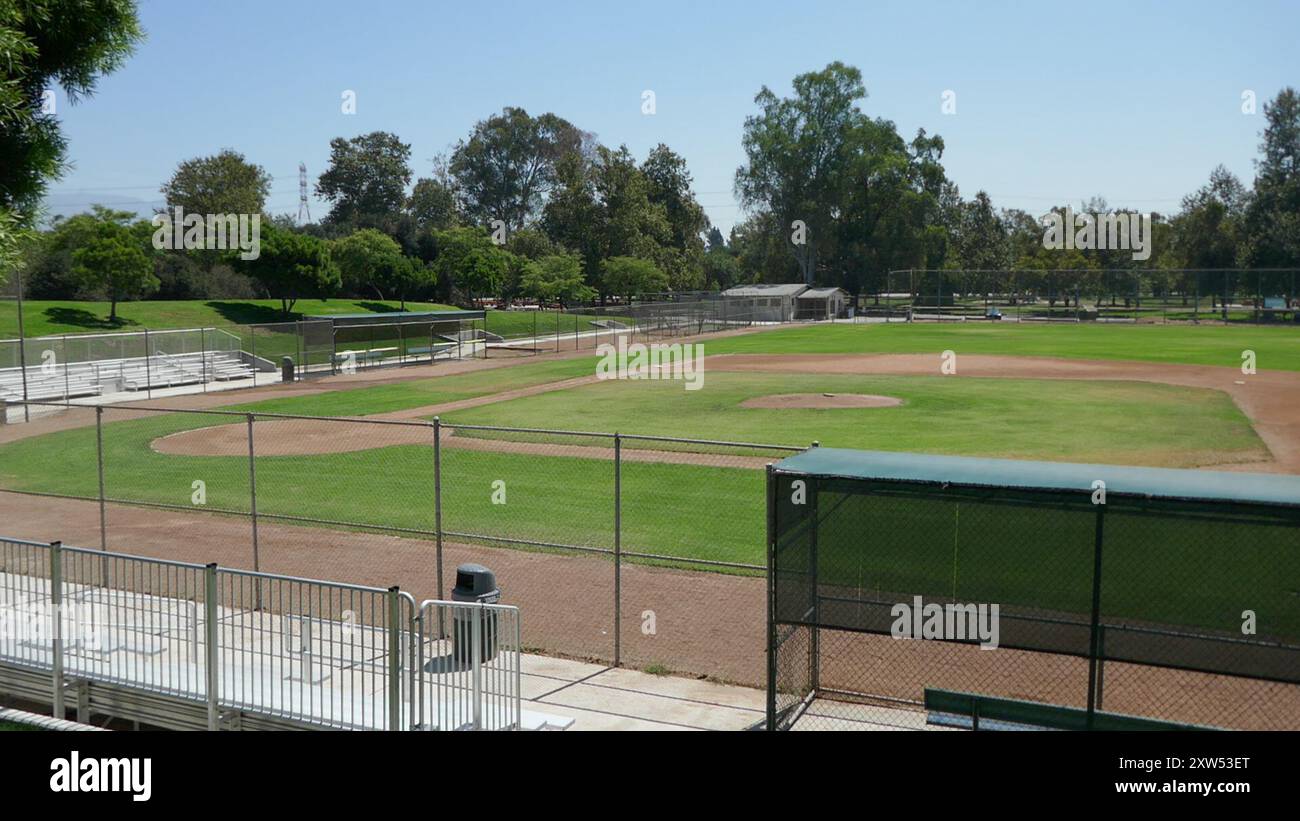 Los Angeles, California, USA 12th August 2024 Pote Baseball Field where ...