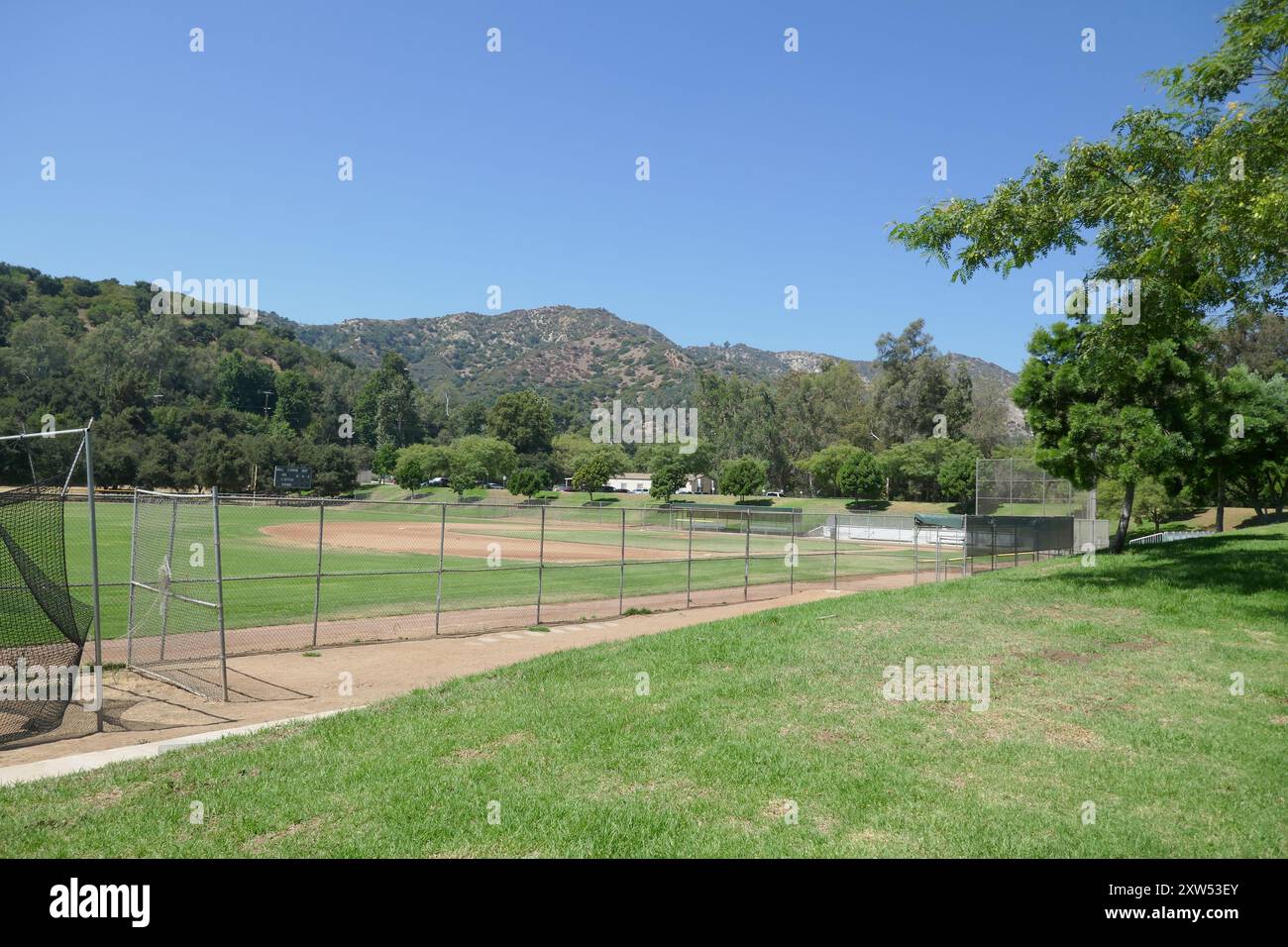 Los Angeles, California, USA 12th August 2024 Pote Baseball Field where ...