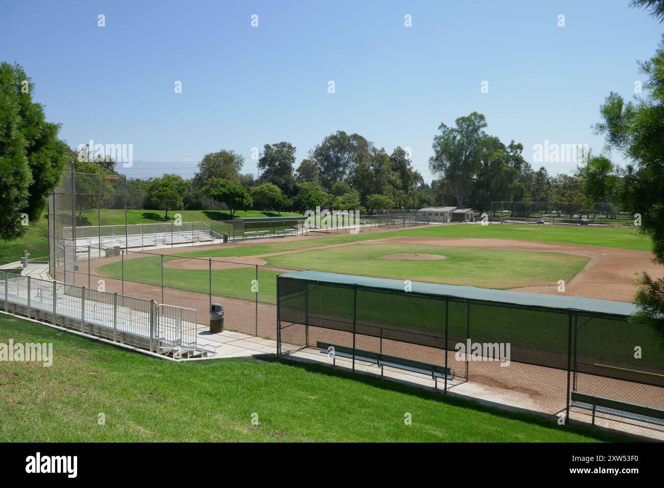Los Angeles, California, USA 12th August 2024 Pote Baseball Field where ...