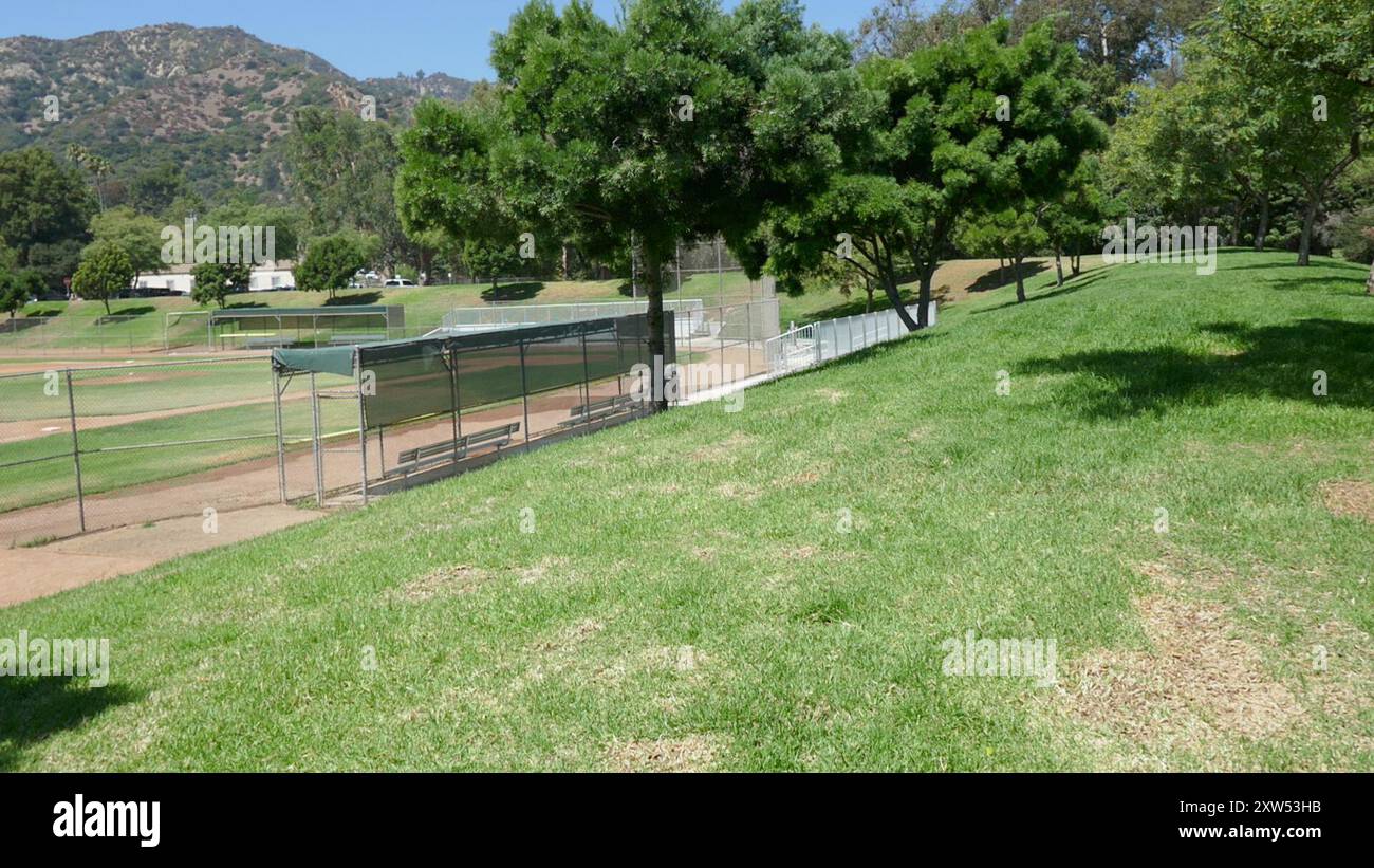 Los Angeles, California, USA 12th August 2024 Pote Baseball Field where ...