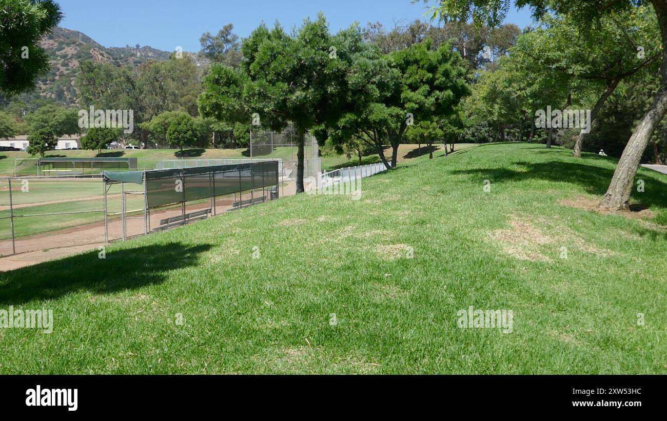 Los Angeles, California, USA 12th August 2024 Pote Baseball Field where ...